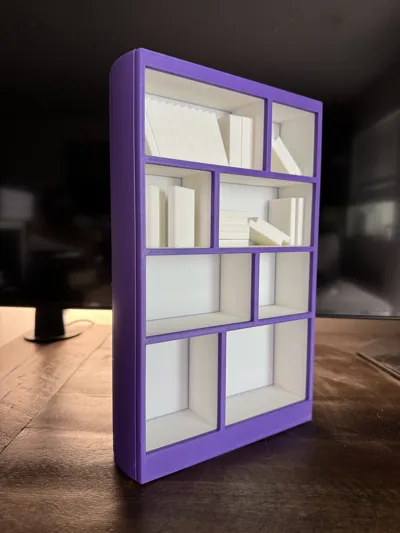 Mini Brand Bookshelf - Free 3D Print Model - MakerWorld