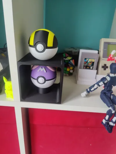 Pokeball Stackable Display Stand by N3D - MakerWorld