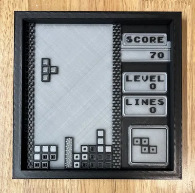 Tetris Level 0 by Fletch MakerWorld: Download Free 3D Models