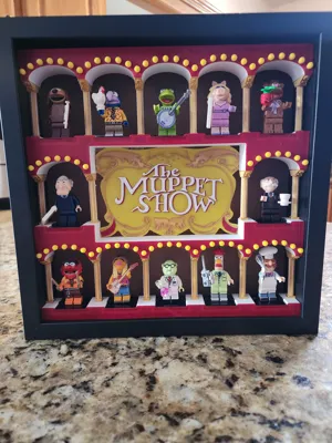 Muppet Brick Minifig Display by Stu Fisher - MakerWorld