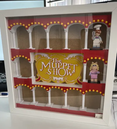 Muppet Brick Minifig Display by Stu Fisher - MakerWorld