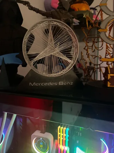 MERCEDES STRING-ART / DECORATION / MERCEDES-BENZ by Sektor 7 Studios ...