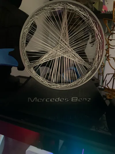 MERCEDES STRING-ART / DECORATION / MERCEDES-BENZ by Sektor 7 Studios ...