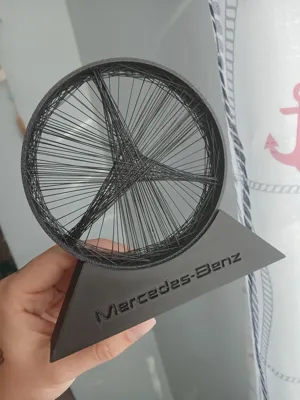 MERCEDES STRING-ART / DECORATION / MERCEDES-BENZ by Sektor 7 Studios ...