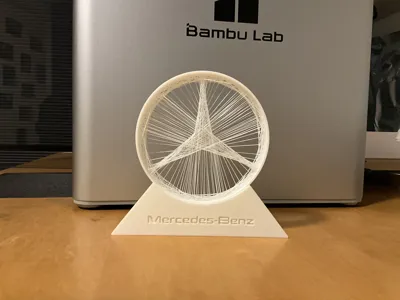 MERCEDES STRING-ART / DECORATION / MERCEDES-BENZ by Sektor 7 Studios ...