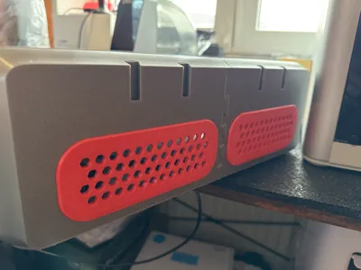 Backpanels AMS Riser V2 by maCyo42 Same Hexagon by phlipper MakerWorld ...