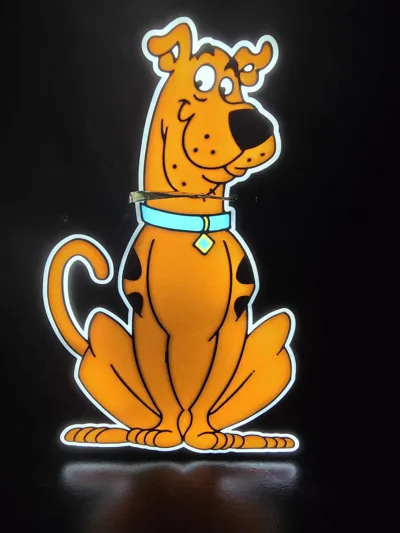 Scooby-Doo Lightbox LED Lamp by Magic Studio 3D - MakerWorld
