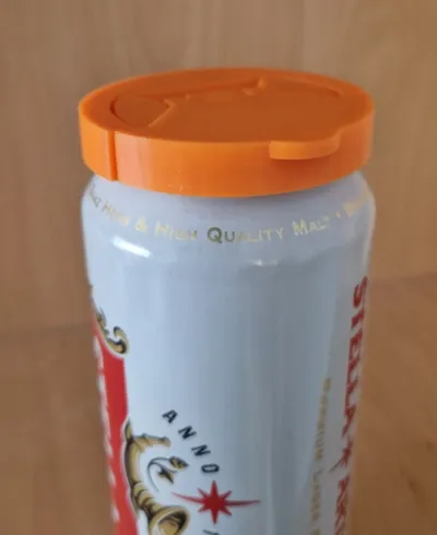 Snap On Can Cap - Keeps Wasps Out (Pop/Soda/Beer) - Free 3D Print Model ...