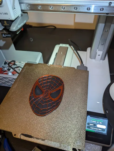 Spider-Man Face by FancyRaccoon - MakerWorld
