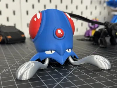 Tentacool Multicolor - Free 3D Print Model - MakerWorld