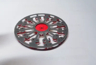 Rotating dial clock by simas1017 MakerWorld: Download Free 3D Models