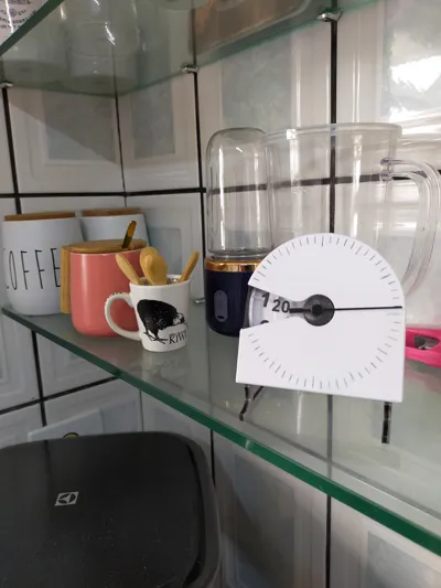 Rotating dial clock - Free 3D Print Model - MakerWorld