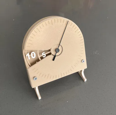 Rotating dial clock by simas1017 MakerWorld: Download Free 3D Models