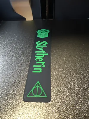 Harry Potter House Bookmarks 2 Color by Triple G Workshop - MakerWorld