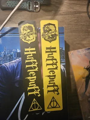 Harry Potter House Bookmarks 2 Color by Triple G Workshop - MakerWorld