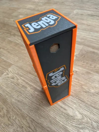 Jenga setup & storage box - Free 3D Print Model - MakerWorld