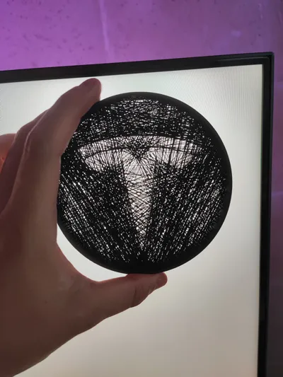 TESLA STRING-ART / DECORATION by Sektor 7 Studios MakerWorld: Download ...