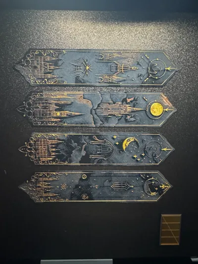 "Hogwarts"- Bookmarks Set inspired by Harry Potter by C3D MakerWorld ...