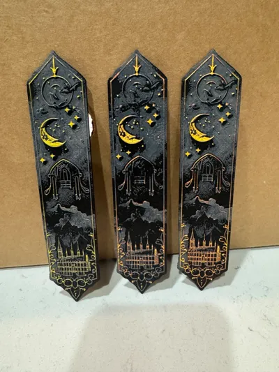"Hogwarts"- Bookmarks Set inspired by Harry Potter by C3D MakerWorld ...
