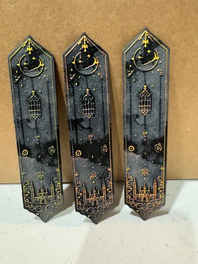 "Hogwarts"- Bookmarks Set inspired by Harry Potter by C3D MakerWorld ...