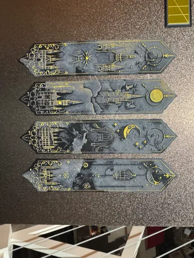 "Hogwarts"- Bookmarks Set inspired by Harry Potter by C3D MakerWorld ...