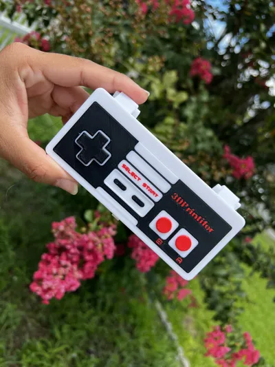 NES Controller Shaped Print in Place Box by 3DPrintifer - MakerWorld