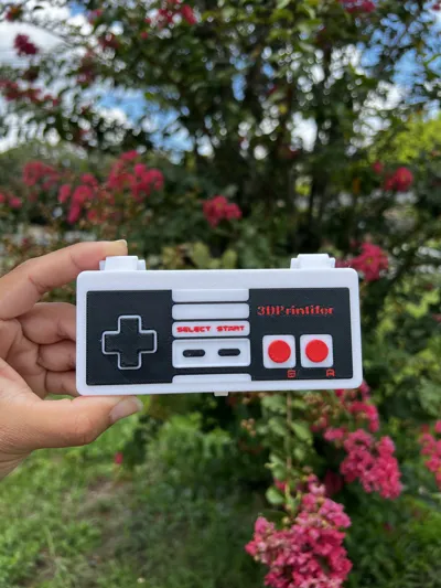 NES Controller Shaped Print in Place Box by 3DPrintifer - MakerWorld
