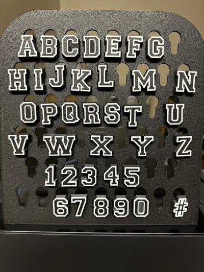 Croc jibbitz/shoe charm - alphabet & numbers by Elevated Expressions ...