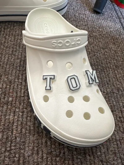 Croc jibbitz/shoe charm - alphabet & numbers - Free 3D Print Model ...