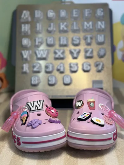 Croc jibbitz/shoe charm - alphabet & numbers by Elevated Expressions ...