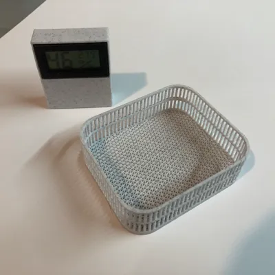 4L drybox top desiccant + square hygrometer mount by Daan MakerWorld ...