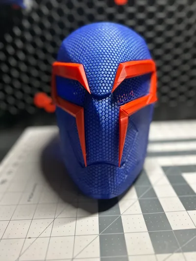 Spider-Man 2099 V2 Helmet Textured by Budwin MakerWorld: Download Free 3D Models