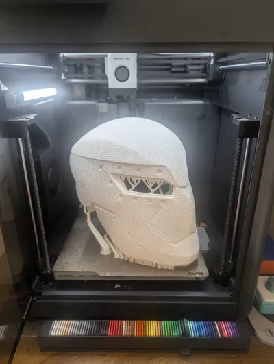 Spider-Man 2099 V2 Helmet Textured by Budwin MakerWorld: Download Free 3D Models