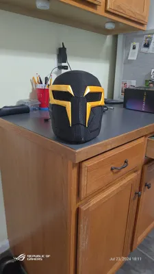 Spider-Man 2099 V2 Helmet Textured by Budwin MakerWorld: Download Free 3D Models