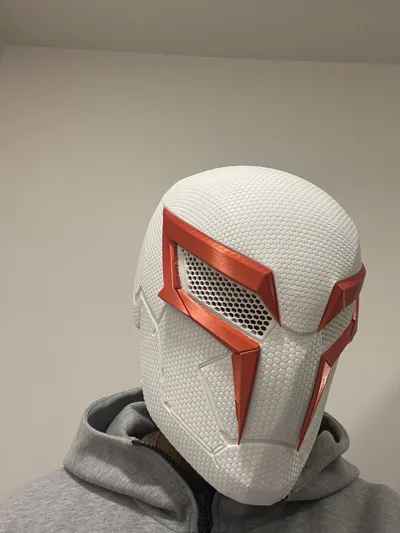 Spider-Man 2099 V2 Helmet Textured by Budwin MakerWorld: Download Free 3D Models