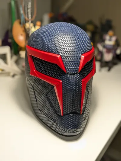 Spider-Man 2099 V2 Helmet Textured by Budwin MakerWorld: Download Free 3D Models