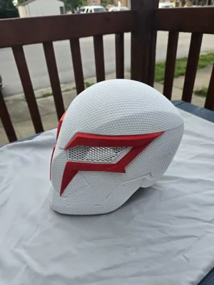 Spider-Man 2099 V2 Helmet Textured by Budwin MakerWorld: Download Free 3D Models