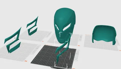 Spider-Man 2099 V2 Helmet by Budwin MakerWorld: Download Free 3D Models