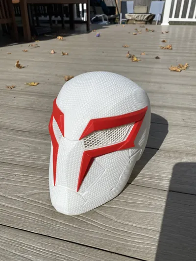 Spider-Man 2099 V2 Helmet by Budwin MakerWorld: Download Free 3D Models