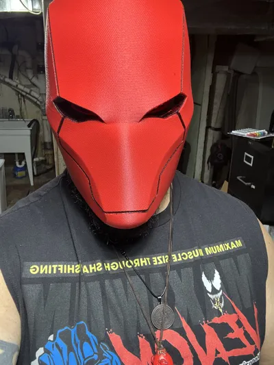 Red Hood Rebirth Textured Helmet by Budwin MakerWorld: Download Free 3D ...