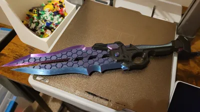 Cyber Style Dagger by 智艺工坊 - MakerWorld