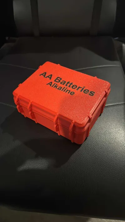 Rugged AA, AAA & mixed battery box 48 batteries Remixed by StampyDriver ...