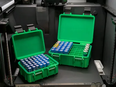 Rugged AA, AAA & mixed battery box 48 batteries Remixed by StampyDriver ...