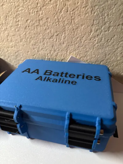 Rugged AA, AAA & mixed battery box 48 batteries Remixed by StampyDriver ...