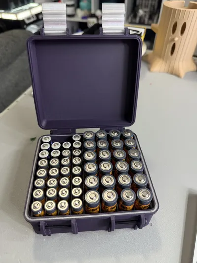 Rugged AA, AAA & mixed battery box 48 batteries Remixed by StampyDriver ...