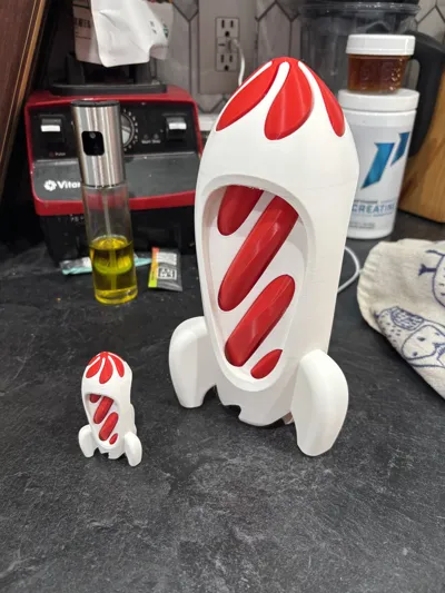 Helix Space Rocket (fidget vortex spinner toy) by GlennovitS 3D ...