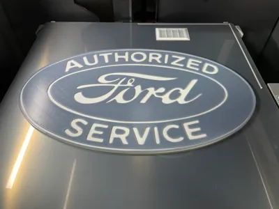 Ford Service Sign 2 Color by TripleGWorkshop - MakerWorld