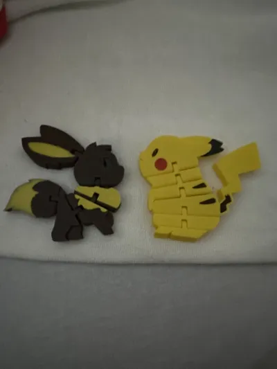 Flexi Pokémon - Eevee by 3DPrintsMom - MakerWorld
