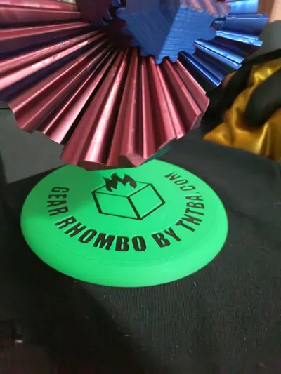 Gear Rhombo Stand - by TNTBA by trynottobreakanything MakerWorld ...