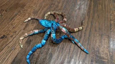 Inky the Playful Octopus Remixed by raskal MakerWorld: Download Free 3D ...